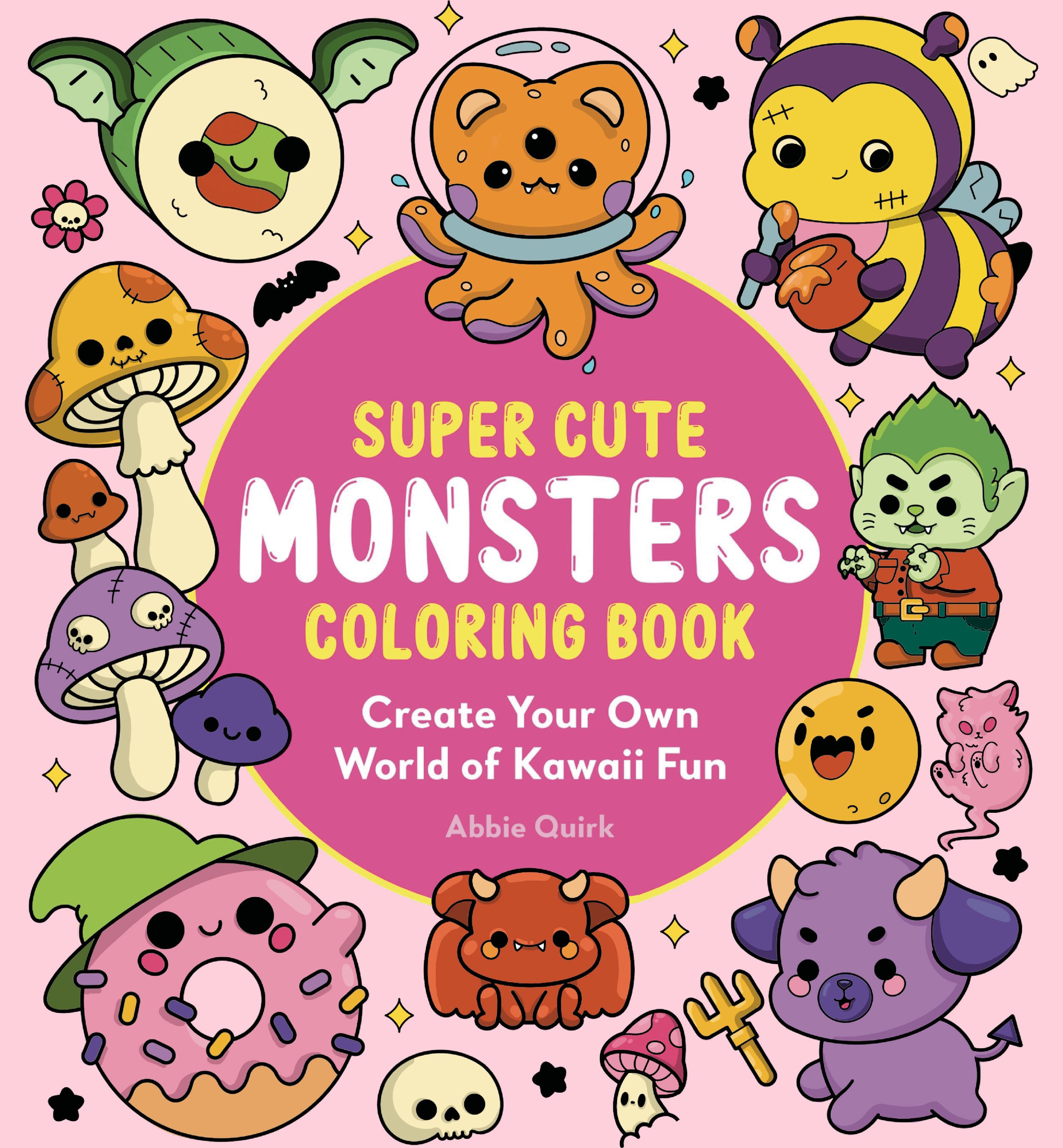 Super Cute Monsters Coloring Book | NewSouth Books